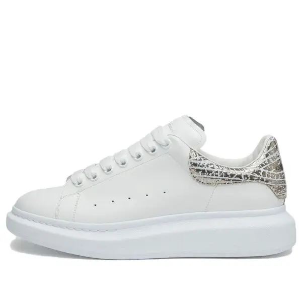 Alexander McQueen Oversized Sneakers - White/silver