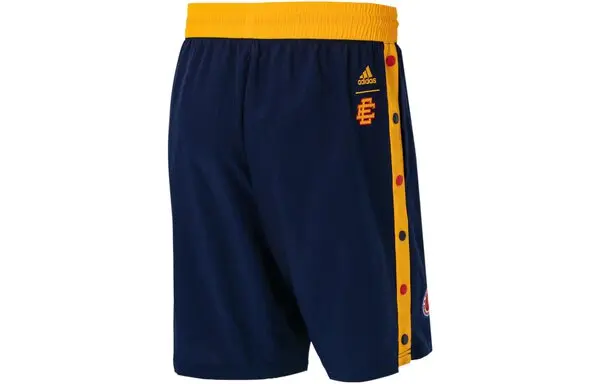Adidas Basketball Shorts With Side Lacing And Large Logo