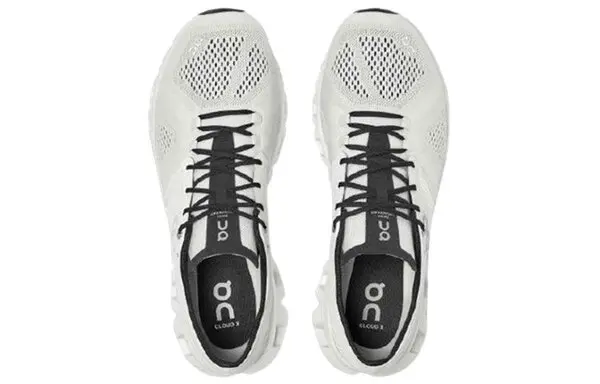 On Cloud X Athletic Sneakers - White/black