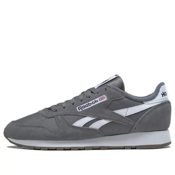 REEBOK Classic Leather Low Top Sneakers - Grey