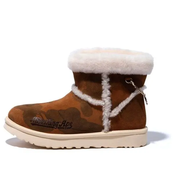 UGG X Bape Classic Mini Boots - Brown
