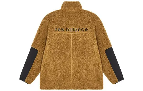 NEW BALANCE Reversible Lamb's Wool Stand Collar Jacket