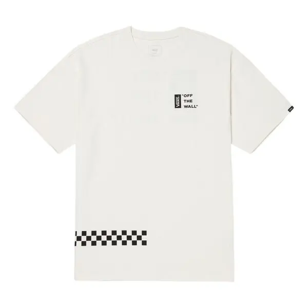 VANS Workwear Logo T-shirt 'white Black - White/black