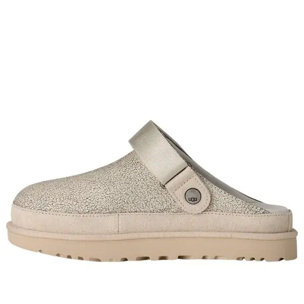 UGG Goldenstar Villa Clog Mules 'crackle - White