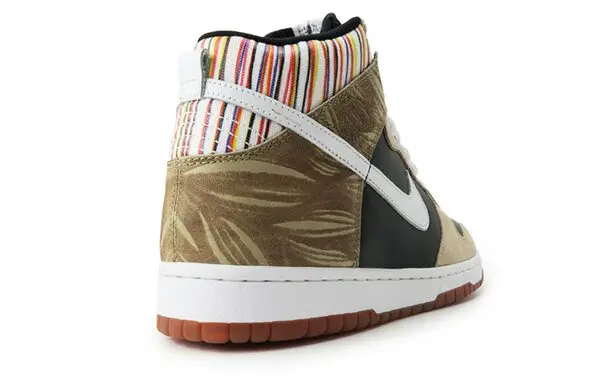 Nike Dunk High Premium Sneakers - Black/brown