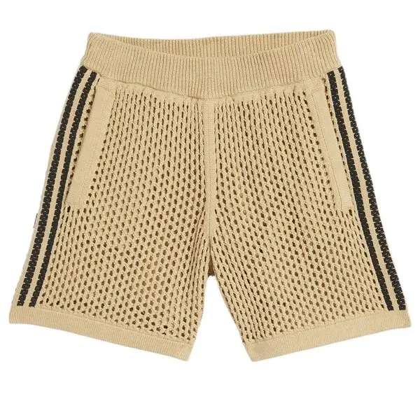 Adidas X Clot Fw24 Crochet Shorts Asia Sizing Tone - Beige