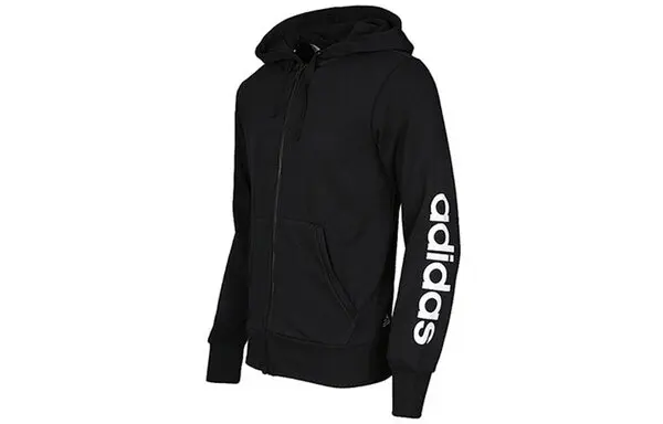 Adidas Essentials Linear Logo Zip Hoodie