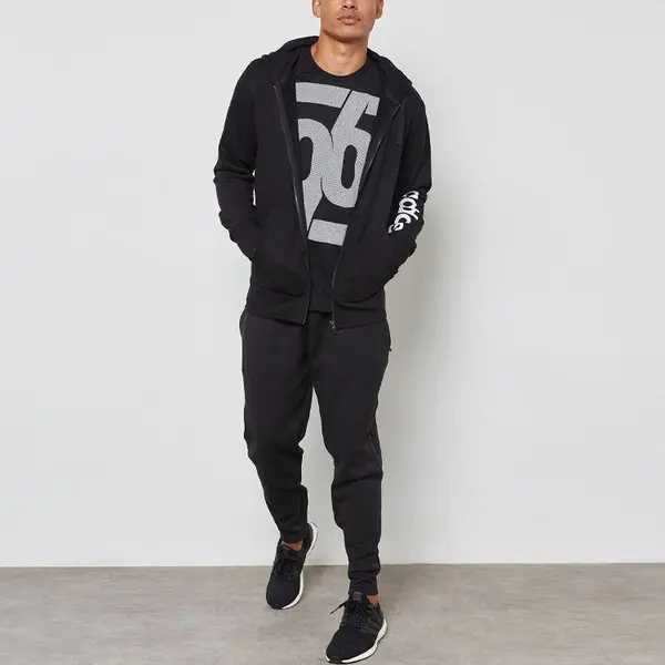 Adidas Essentials Linear Logo Zip Hoodie