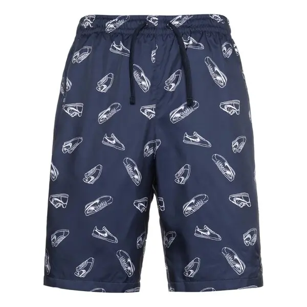 Nike Flow Knee Snek Shorts - Dark Blue