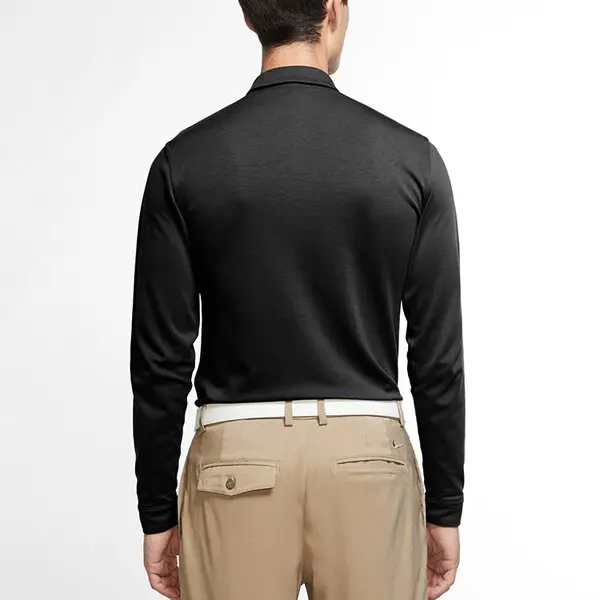 Nike Dri-fit Player Golf Lapel Long Sleeves Polo Shirt