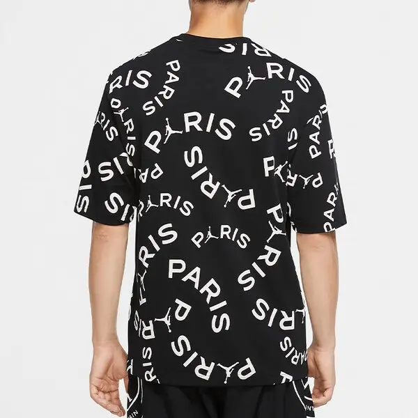 JORDAN Paris Saint-germain All-over Print Short Sleeve Tee