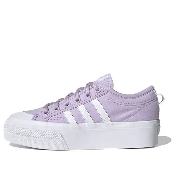 Adidas Nizza Platform Sneakers - Purple/white