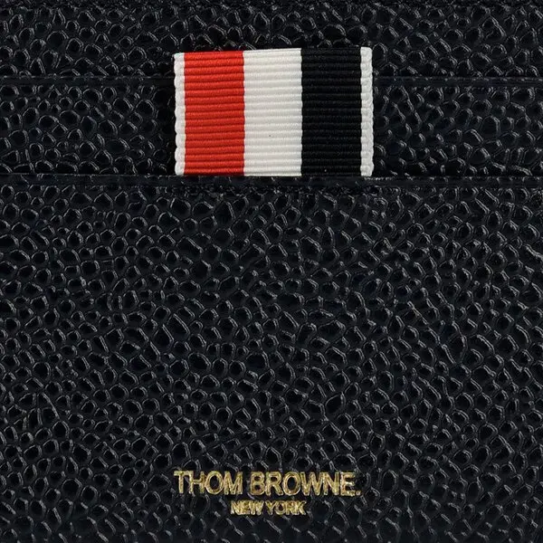 Thom Browne Card Holder Red - Navy