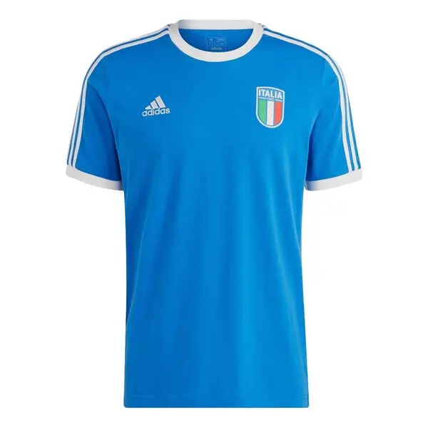 Adidas Italia 3-stripes T-shirt - Blue