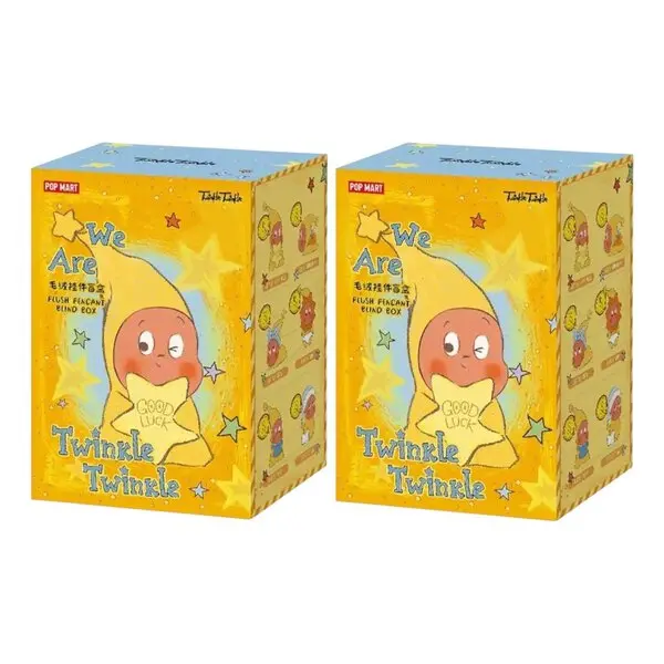 POP MART We Are Twinkle Twinkle" Series Plush Pendant Blind Box - Multi-color