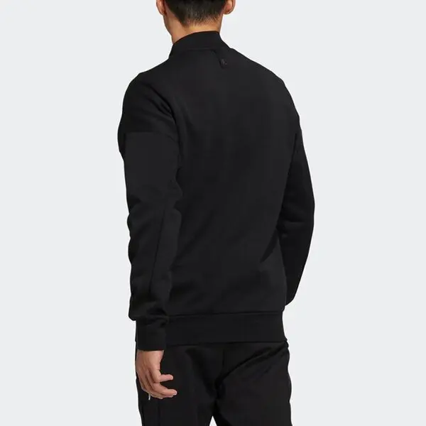 Adidas Stand Collar Sports Jacket - Black