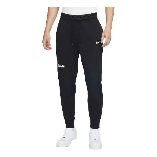 Nike Casual Fleece Lacing Splicing Pants Black - Default Color