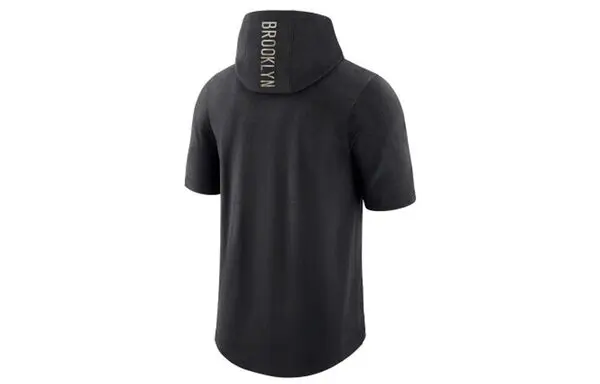 Nike Brooklyn Nets Courtside Nba Hooded Short Sleeve