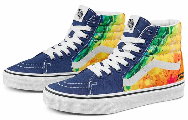 VANS Sk8-hi 'mashup Melt' High Top Sneakers - Multi-color