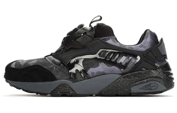 PUMA A Bathing Ape X Disc Blaze " Camo" Sneakers - Black