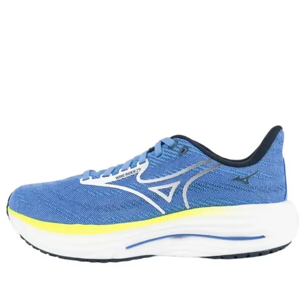 Mizuno Wave Rider 29 Athletic Sneakers - Blue/white/yellow
