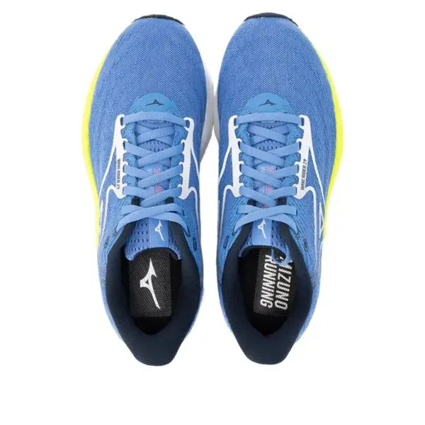 Mizuno Wave Rider 29 Athletic Sneakers - Blue/white/yellow