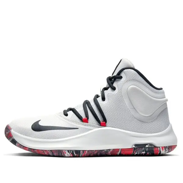 Nike Versitile 4 Mid-top Basketball Sneakers - White/black/red