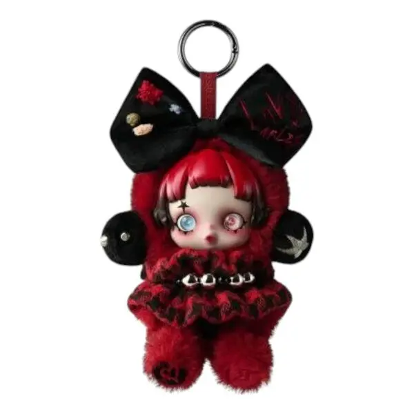 POP MART Skullpanda 6000 Hz European Limited Edition Keychain - Multi-color