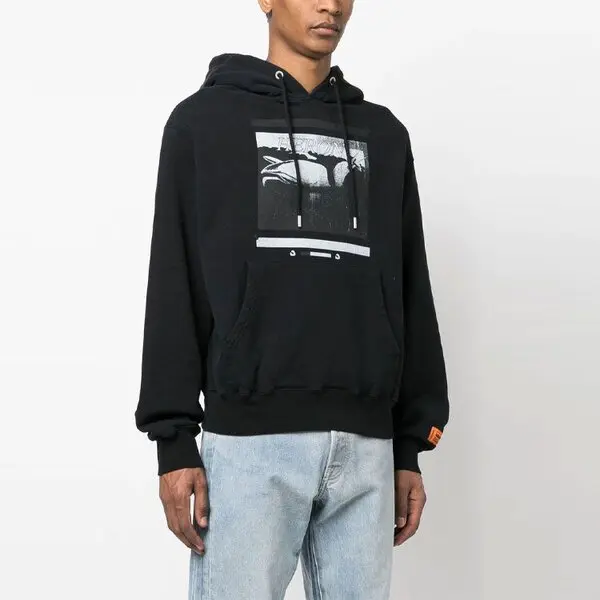 Heron Preston Graphic Print Hoodie