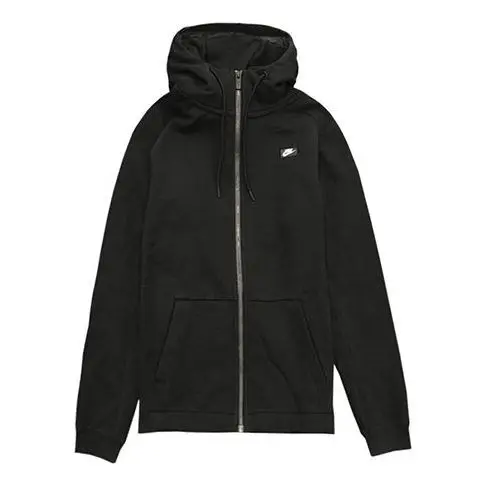 Nike Hooded Zip-up Jacket - Black
