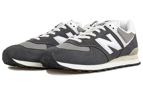 NEW BALANCE 574 Low Top Sneakers - Graywhiteblack