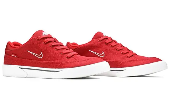 Nike X Supreme Sb Gts Qs "gym Red" Sneakers - Red/white