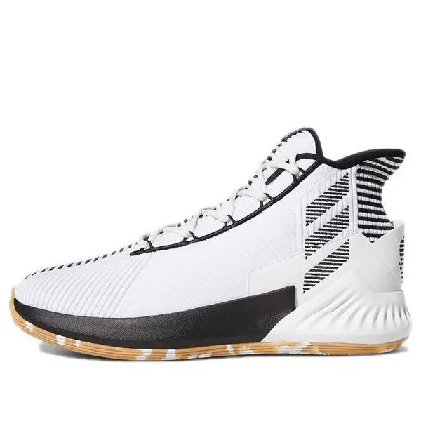 Adidas D Rose High Top Sneakers - White/black