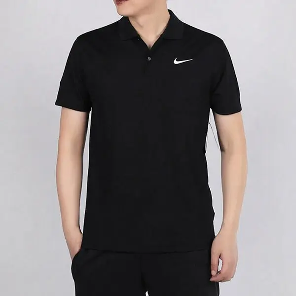 Nike Dri-fit Slim Fit Version Golf Lapel Short Sleeve Polo Shirt