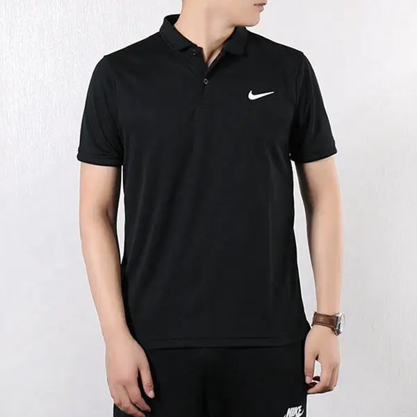 Nike Dri-fit Slim Fit Version Golf Lapel Short Sleeve Polo Shirt