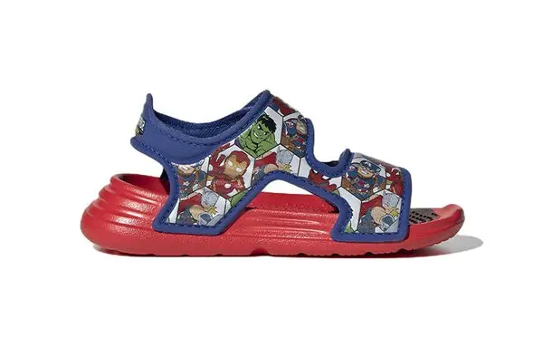Adidas Adventures Altaswim X Marvel 'blue Red' Sandals