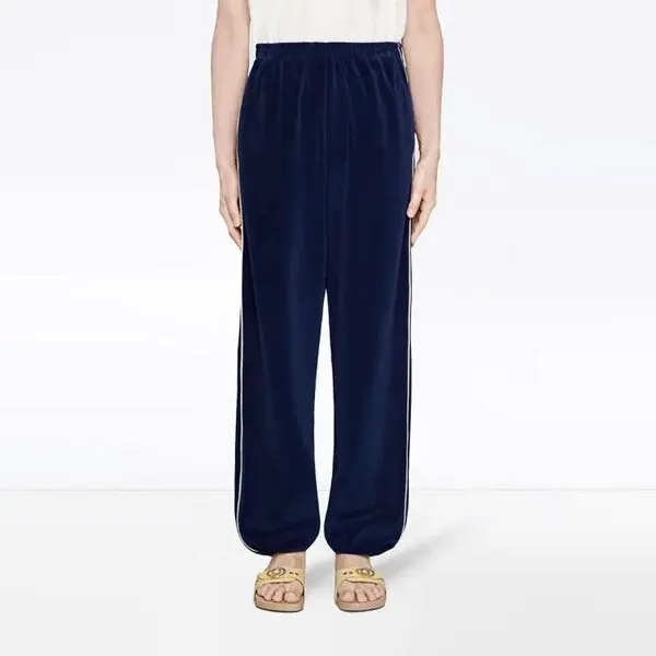 Gucci Velour Taped Oversized Track Pant