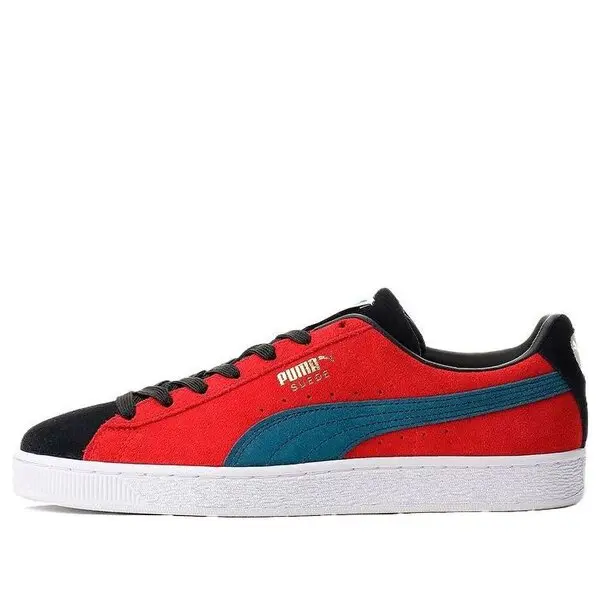 PUMA Suede Classic 21 Sneakers - Black/red/blue