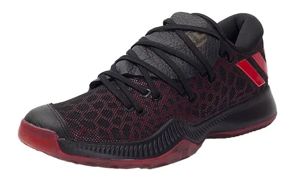 Adidas Harden B/e "scarlet" Low Top Sneakers - Black/red