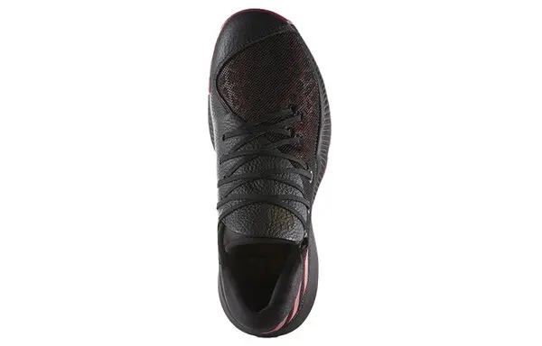 Adidas Harden B/e "scarlet" Low Top Sneakers - Black/red