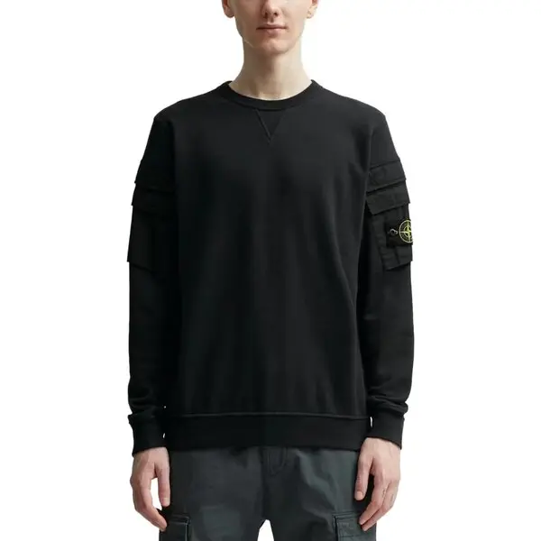 Stone Island Double-sleeve Pocket Sweatshirt