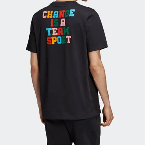 Adidas Change Is A Team Sport Tee - Black