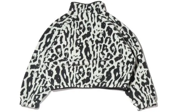 Nike Sherpa Stand Collar Animal Print Jacket - Default Color