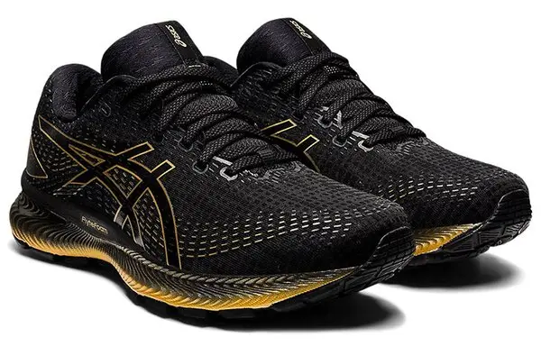 Asics Gel Saiun Athletic Sneakers - Black/gold