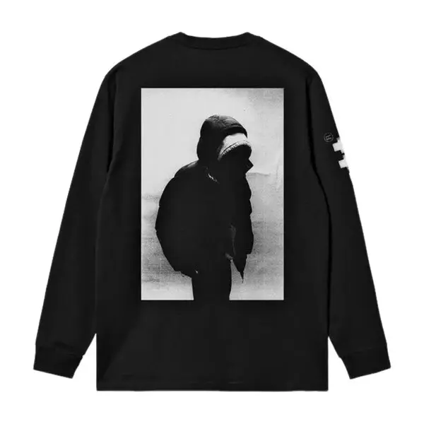 Carhartt Work In Progress Archive Script Long Sleeve T-shirt - Black