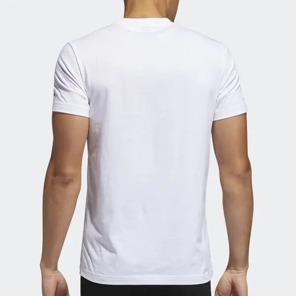 Adidas Sports Round Neck Short Sleeve 'shoe Box