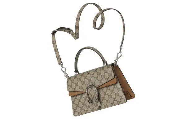 Gucci Small Dionysus Top Handle Bag - Beige/ebony