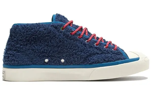 CONVERSE Jack Purcell Mid Retro Sherpa Sneakers - Blue