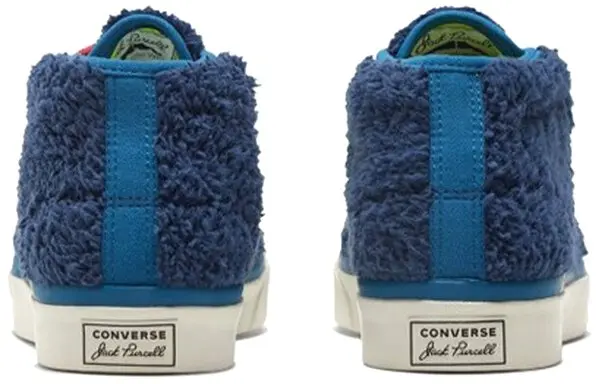 CONVERSE Jack Purcell Mid Retro Sherpa Sneakers - Blue