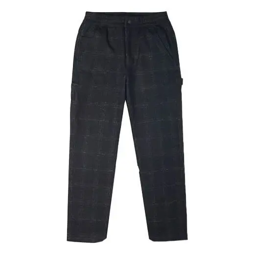 CONVERSE Wool Carpenter Plaid Pants - Black